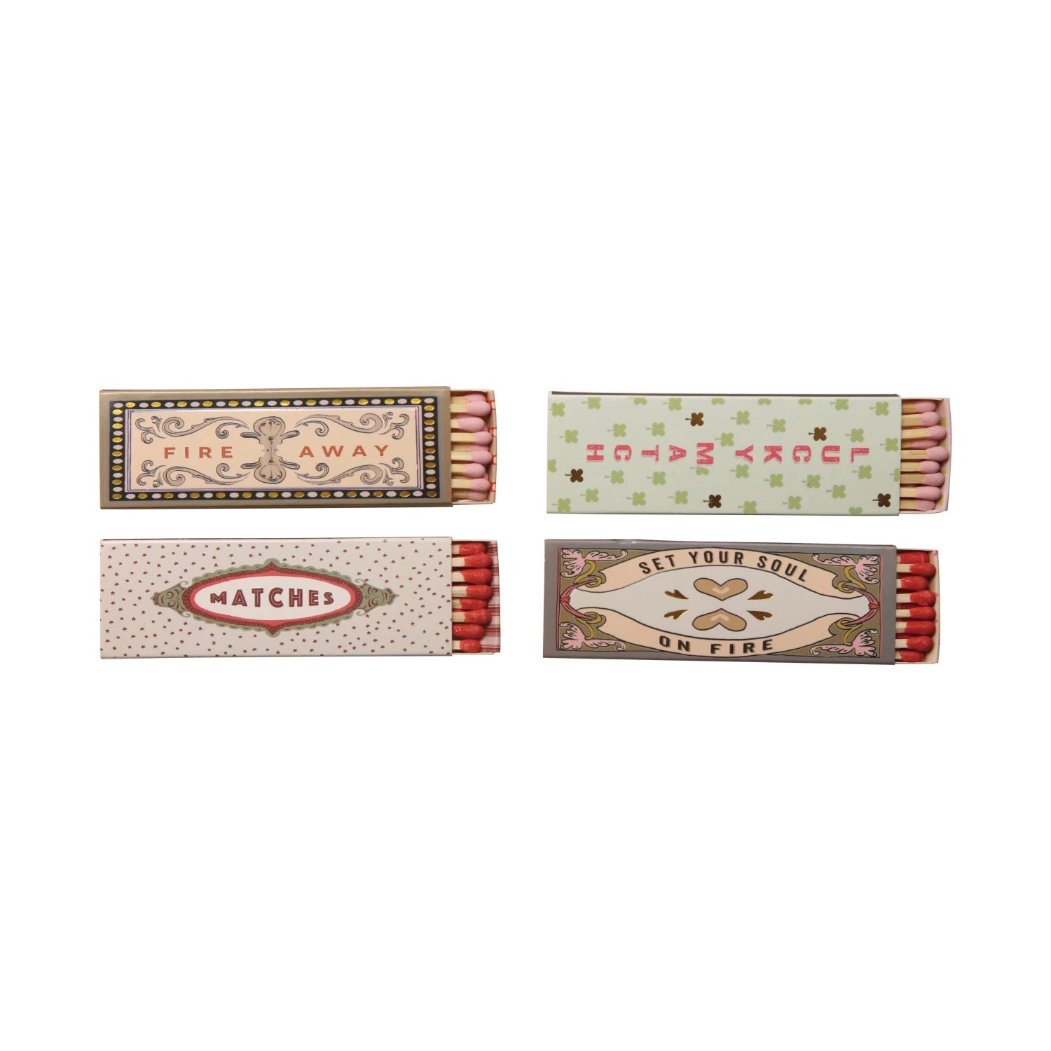 Vintage Safety Matches in Matchbox – When Pigs Fly